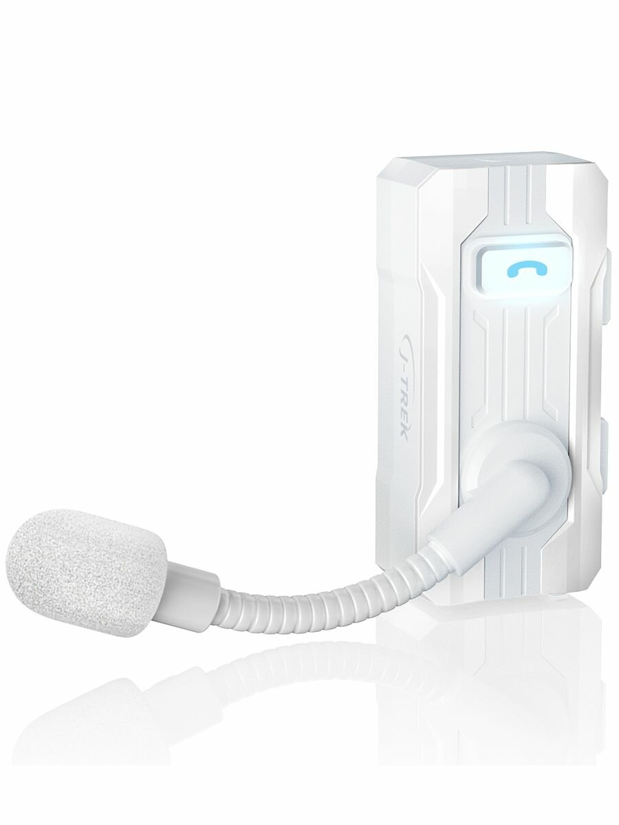 Шлем-гарнитура BH03 Bluetooth 5.4, 8-канальная система групповой велосипедной связи, дальность действия 1000 м, используется для езды на велосипеде, лыжах, скалолазания, белый одноместный костюм