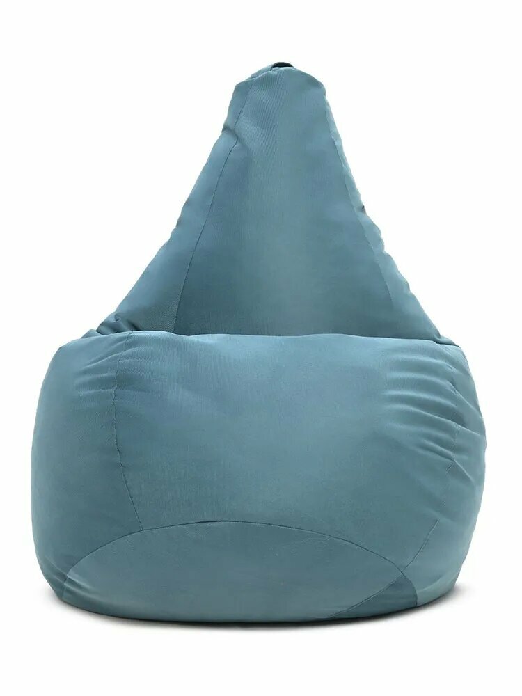 Bean-Bag Кресло-мешок Груша, Велюр натуральный, Размер XXXL, темно-зеленый