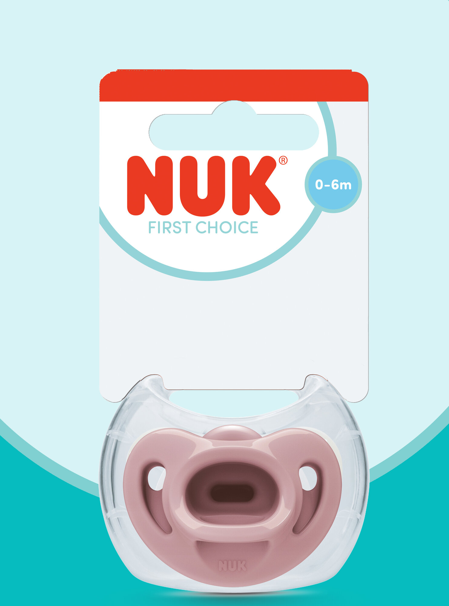 NUK FC SOFT Соска пустышка 0-6 месяцев, 1 штука в контейнере