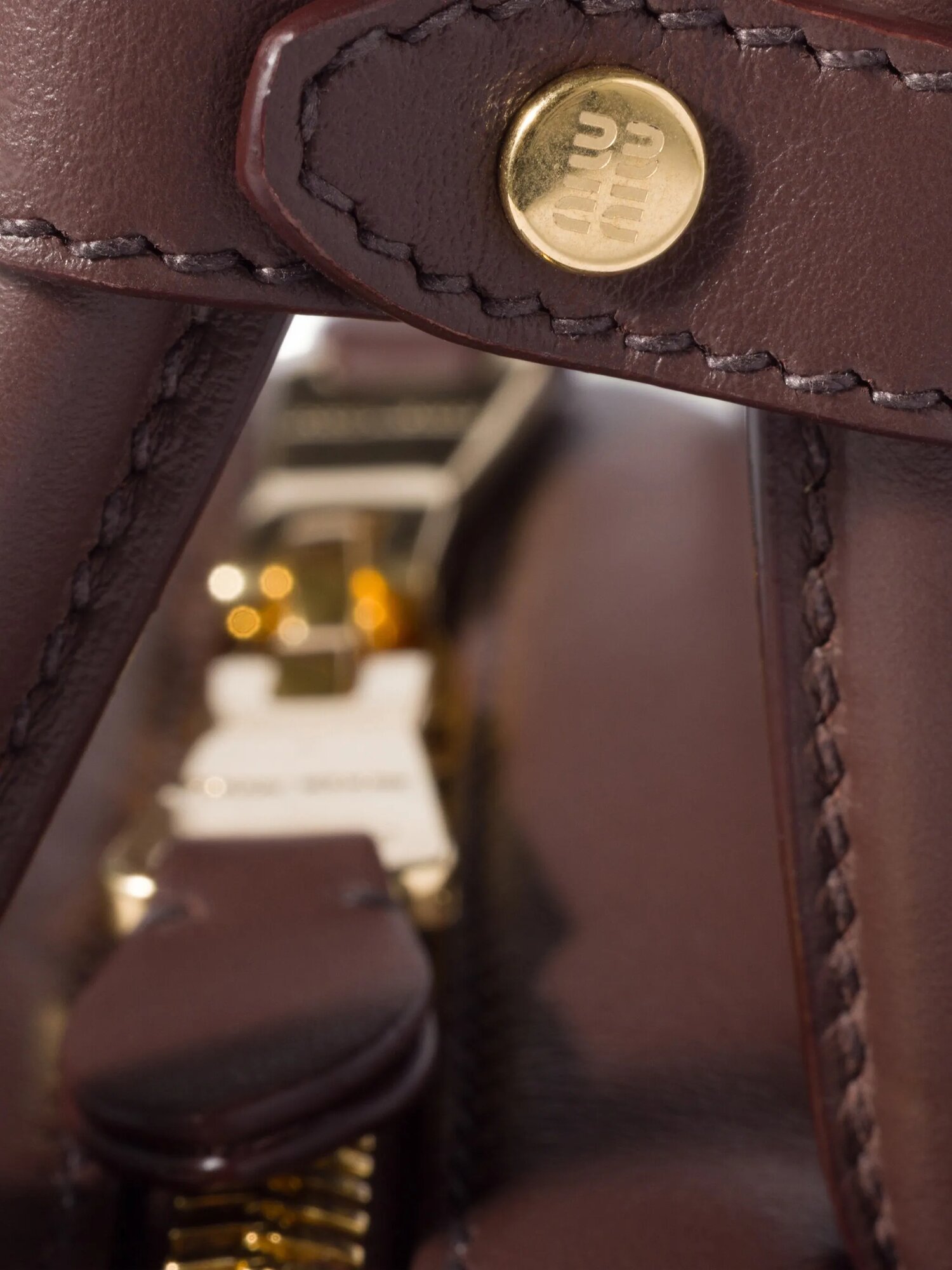 Сумка Miu Miu Beau, brown — фото 1