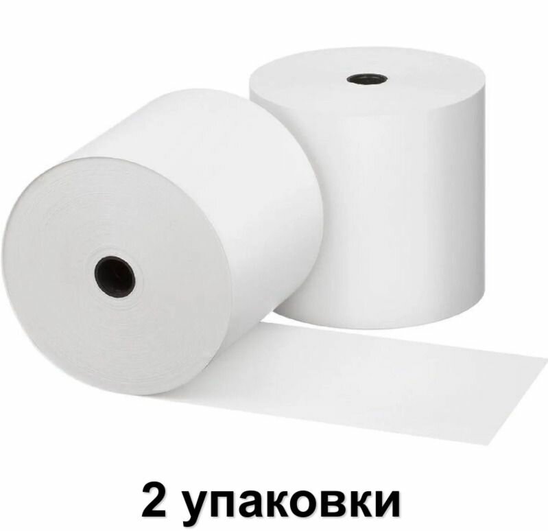 Комус Ролики для касс, 80 мм, 70 м, 3 шт, 2 уп