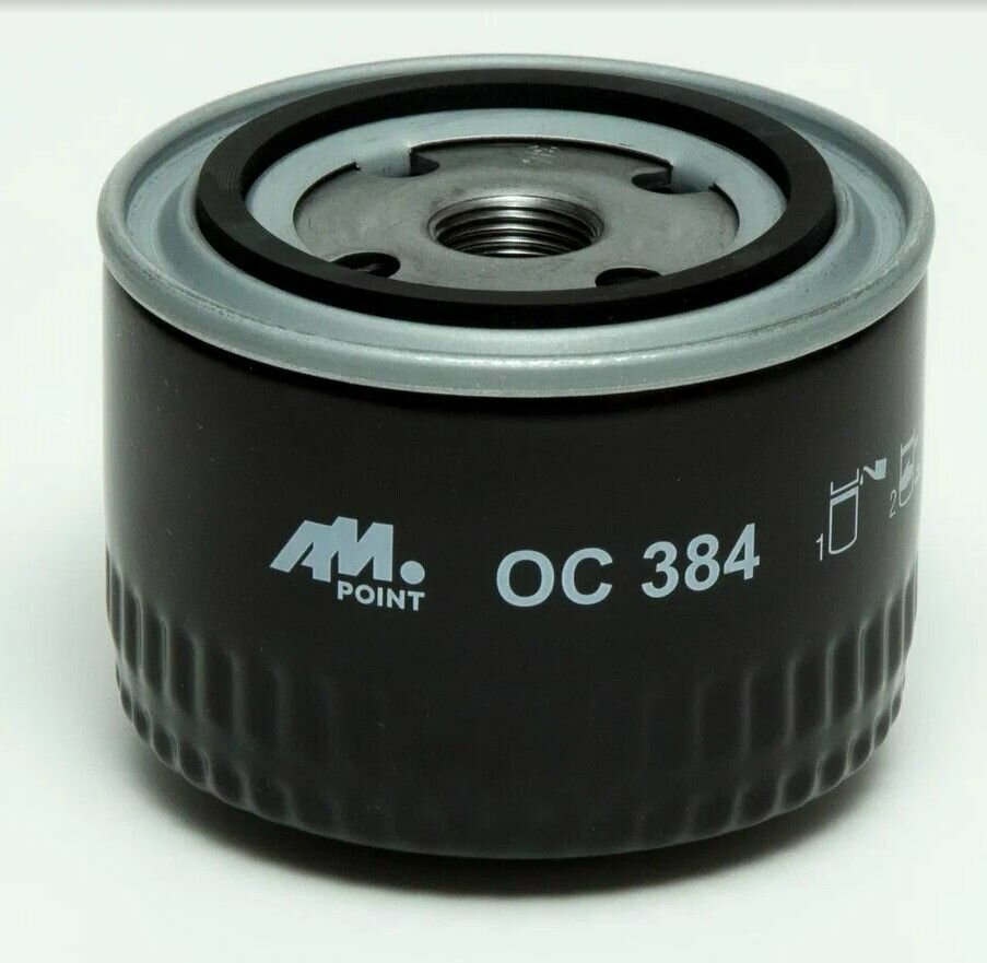 Масляный фильтр AM POINT OC 384 (MAHLE OC 384), для широкого модельного ряда автомобилей ВАЗ, LADA, RENAULT