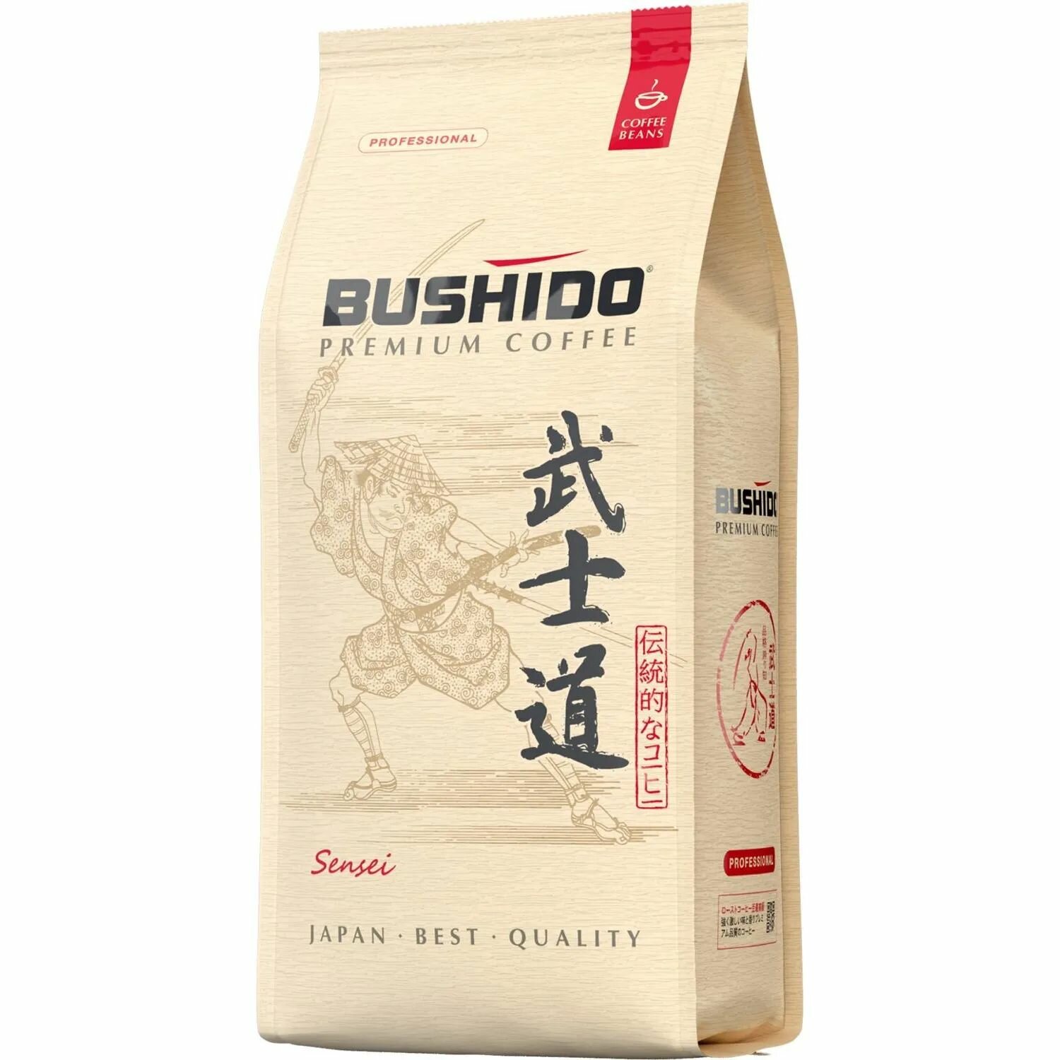 BUSHIDO Кофе в зёрнах Sensei 1кг