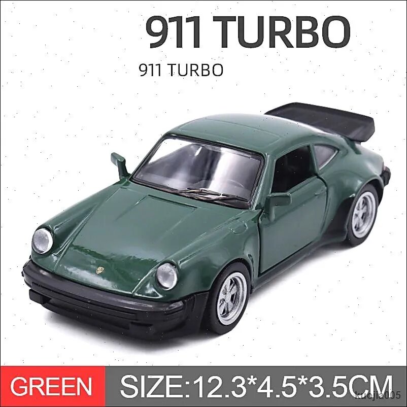 RMZ CITY 1:36 Коллекционная металлическая машина Porsche 911 Turbo 1978