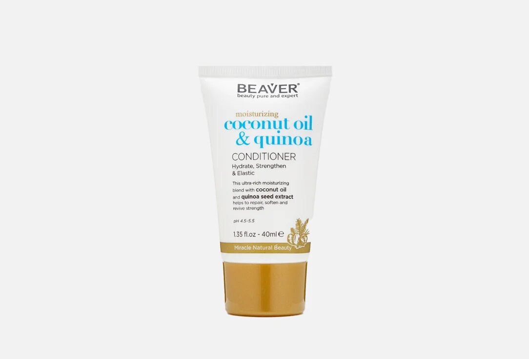 Beaver Coconut Oil Travel Size Кондиционер для волос 40мл
