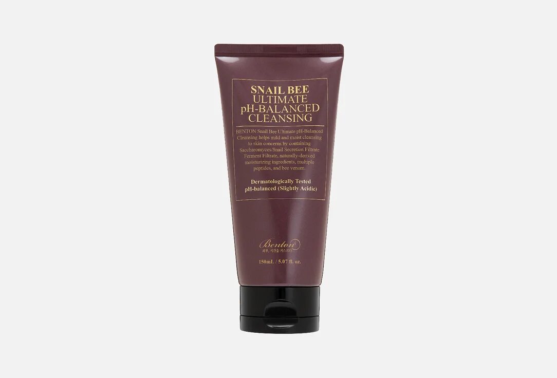 Benton Snail bee Ultimate PH-balanced Очищающая пенка для лица 150мл