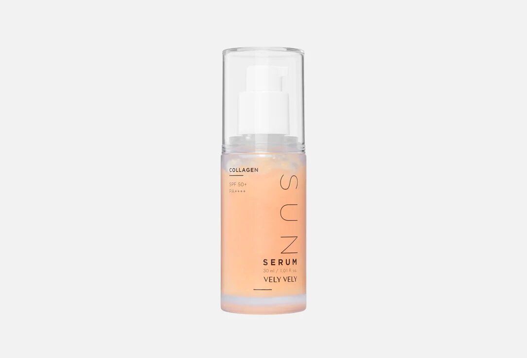 Vely Vely Collagen Sun Serum Солнцезащитная сыворотка для лица SPF50 30мл