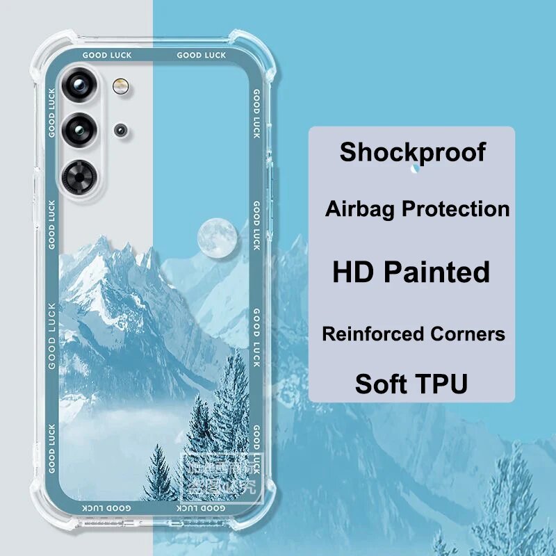 Для Red Magic 10S Pro Чехол RedMagic 10 Pro Plus 5G Силиконовые прозрачные A2, Red Magic 10SPro