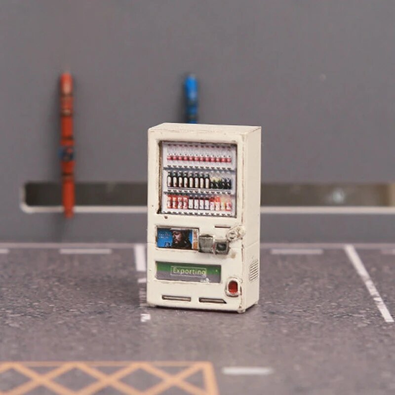 Миниатюрный торговый автомат для напитков MYPANDA 1/64 White