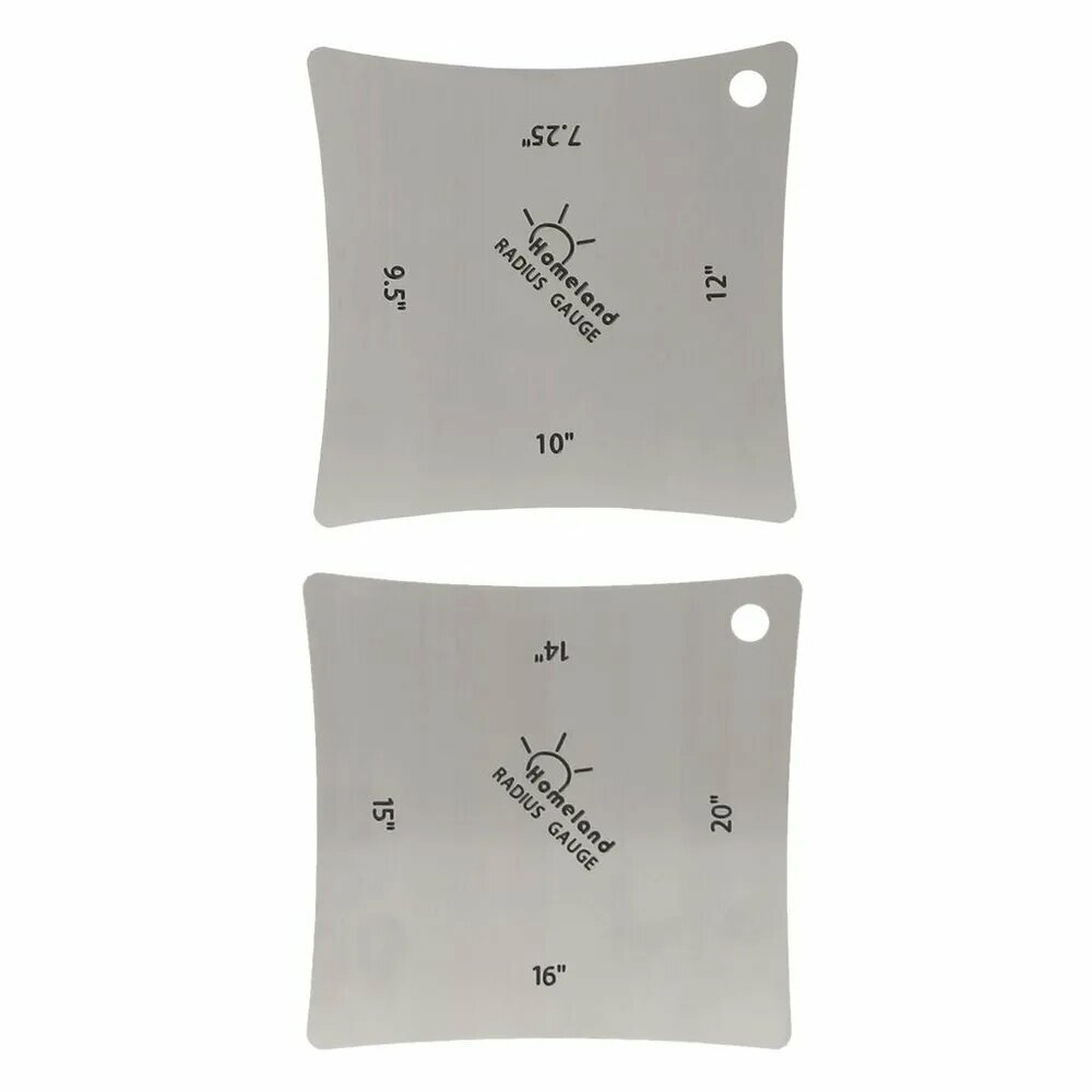2pcs гитара Radius Lauge Guyge Guitar Tratboard Измерение аксессуаров инструмента
