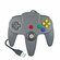 USB-контроллер N64 для Windows, Серый