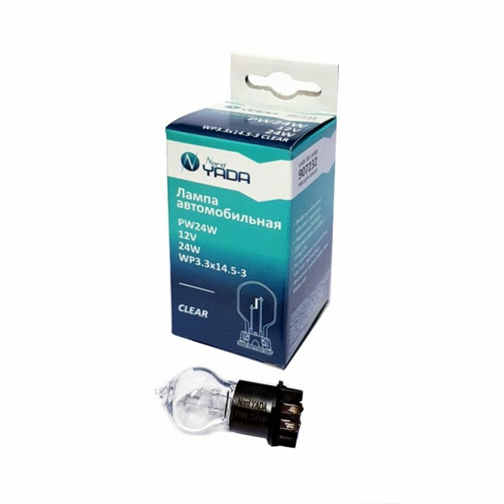 Лампа галогенная Nord YADA PW24W 12V 24W, 907232, 1 шт
