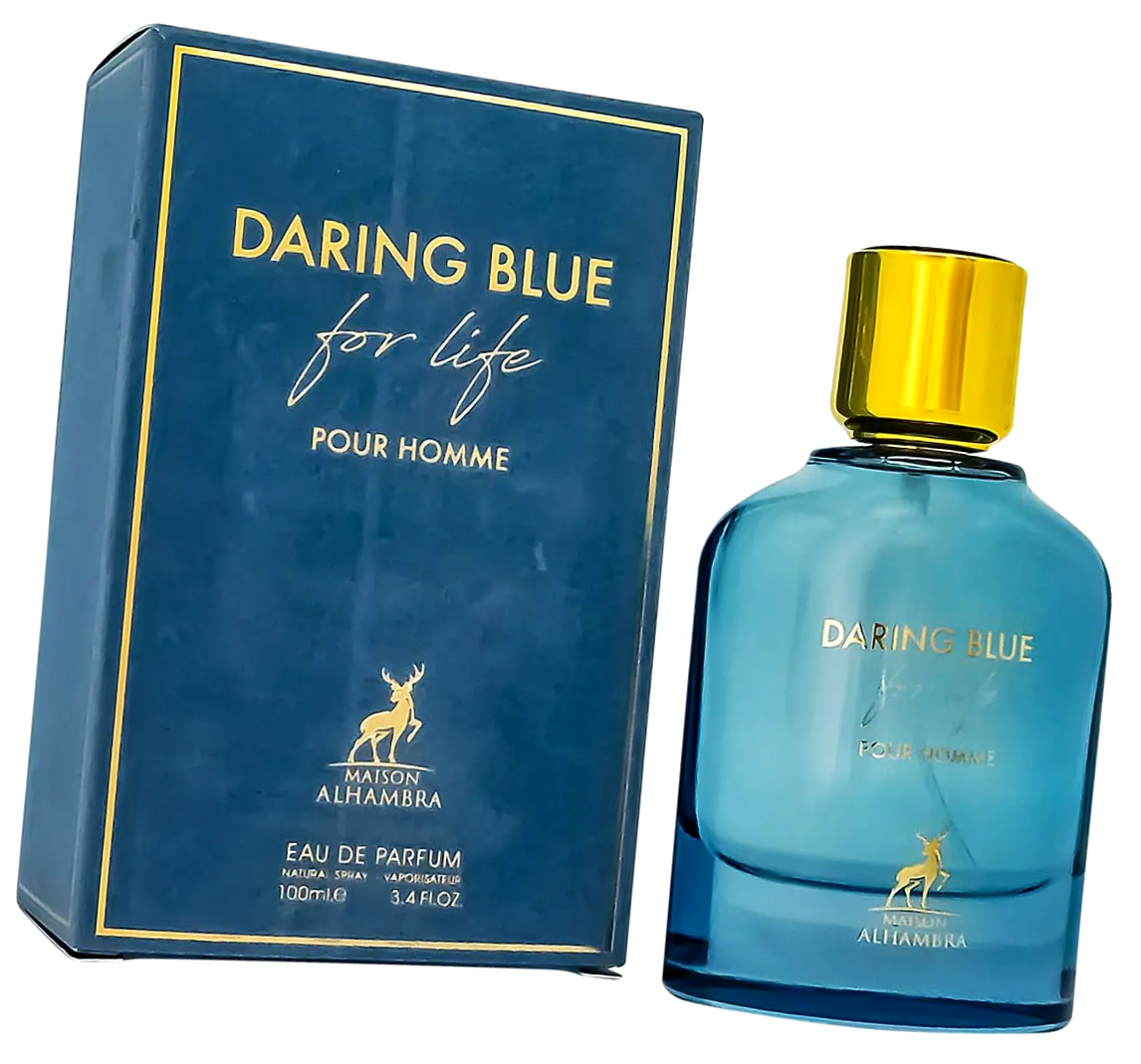 Мужской аромат Альхамбра Даринг Блю Фор Лайф Пур Хом 100 мл - Alhambra Daring Blue For Life