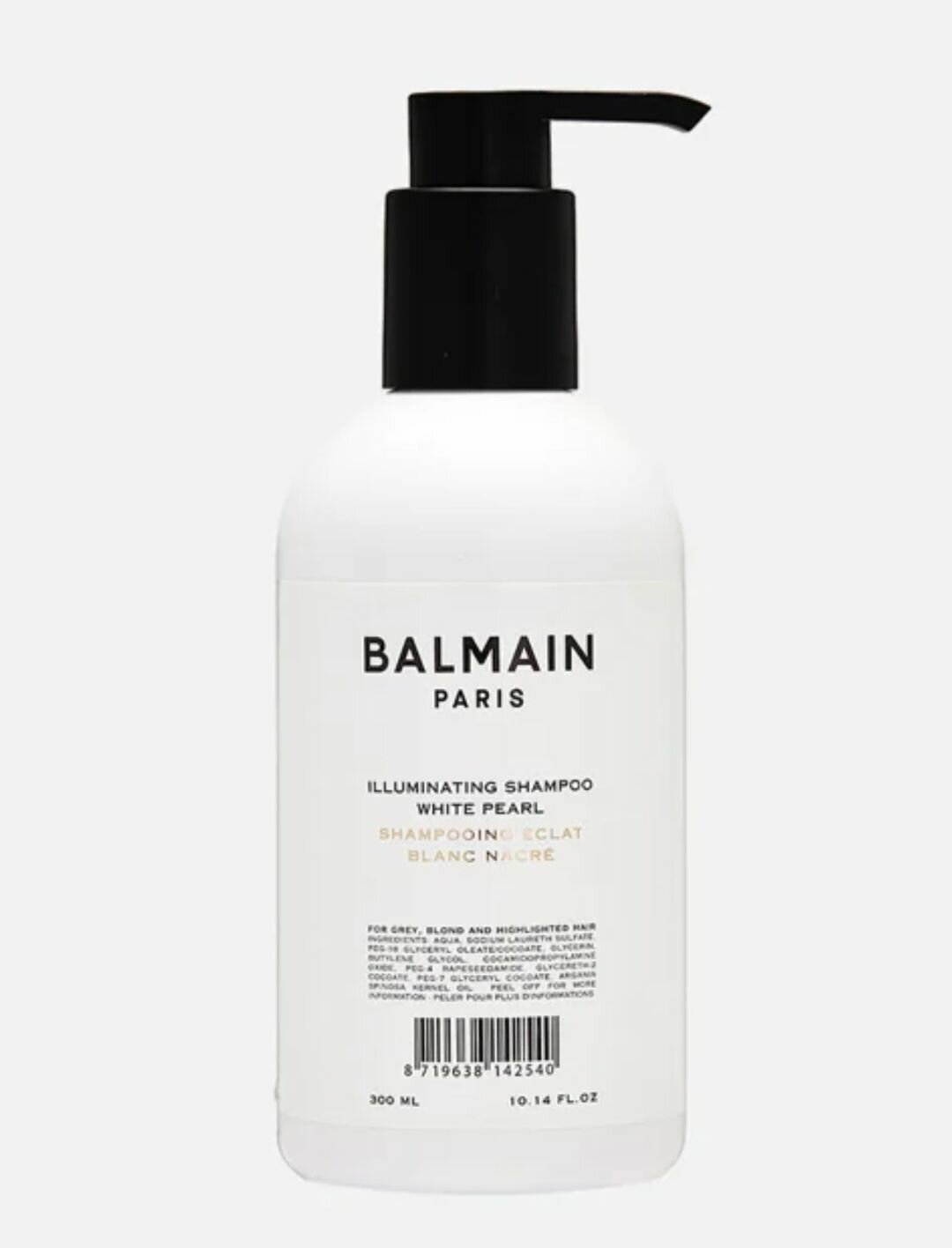 Осветляющий шампунь BALMAIN illuminating shampoo white pearl