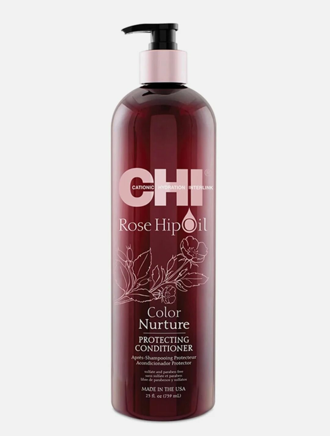 Кондиционер для волос CHI wild rose oil color maintainer