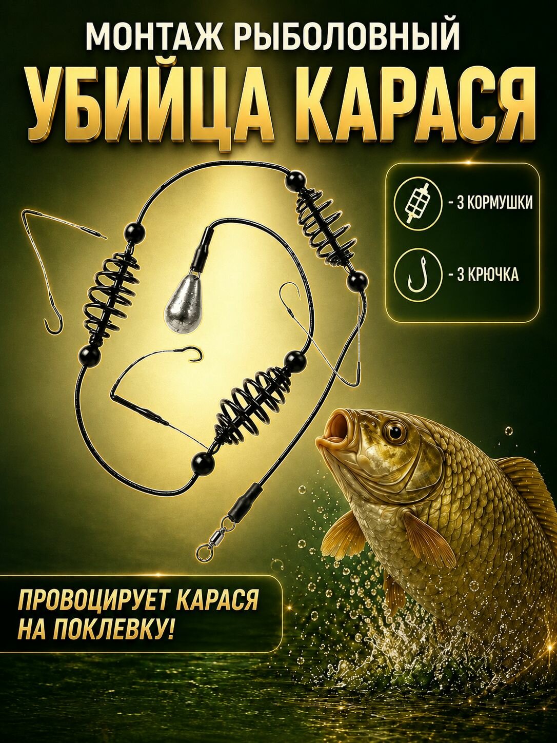 Фидерная оснастка , донка для рыбалки , убийца карася , рыболовная оснастка