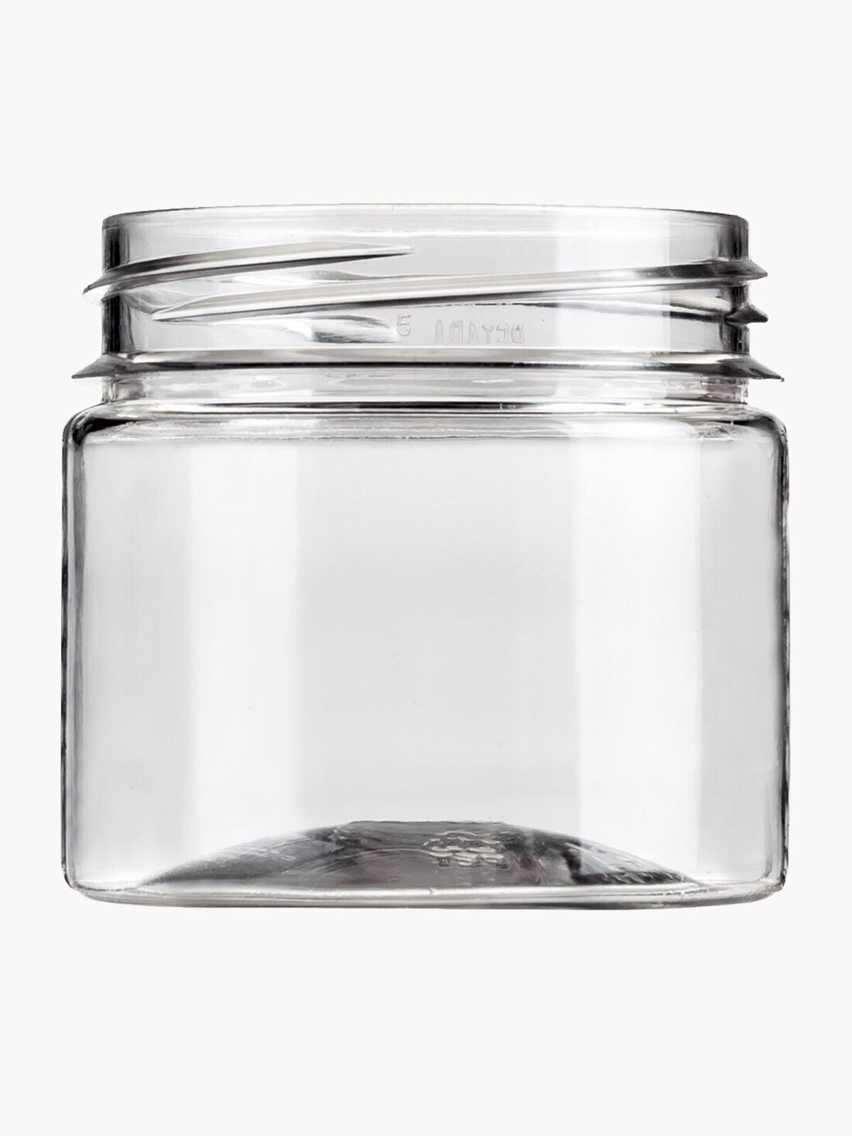 Банка 150 мл "Кристалл", прозрачная, с крышкой / 4 шт.