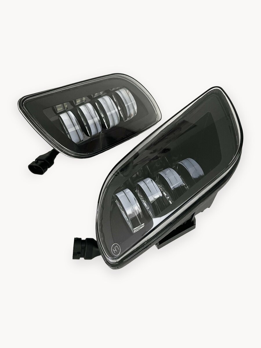 Светодиодные противотуманные фары LED, 3D-Light для Chevrolet Lacetti/ Шевроле Лачетти Хэтчбек, 50w, 4 линзы, гарантия 1 год