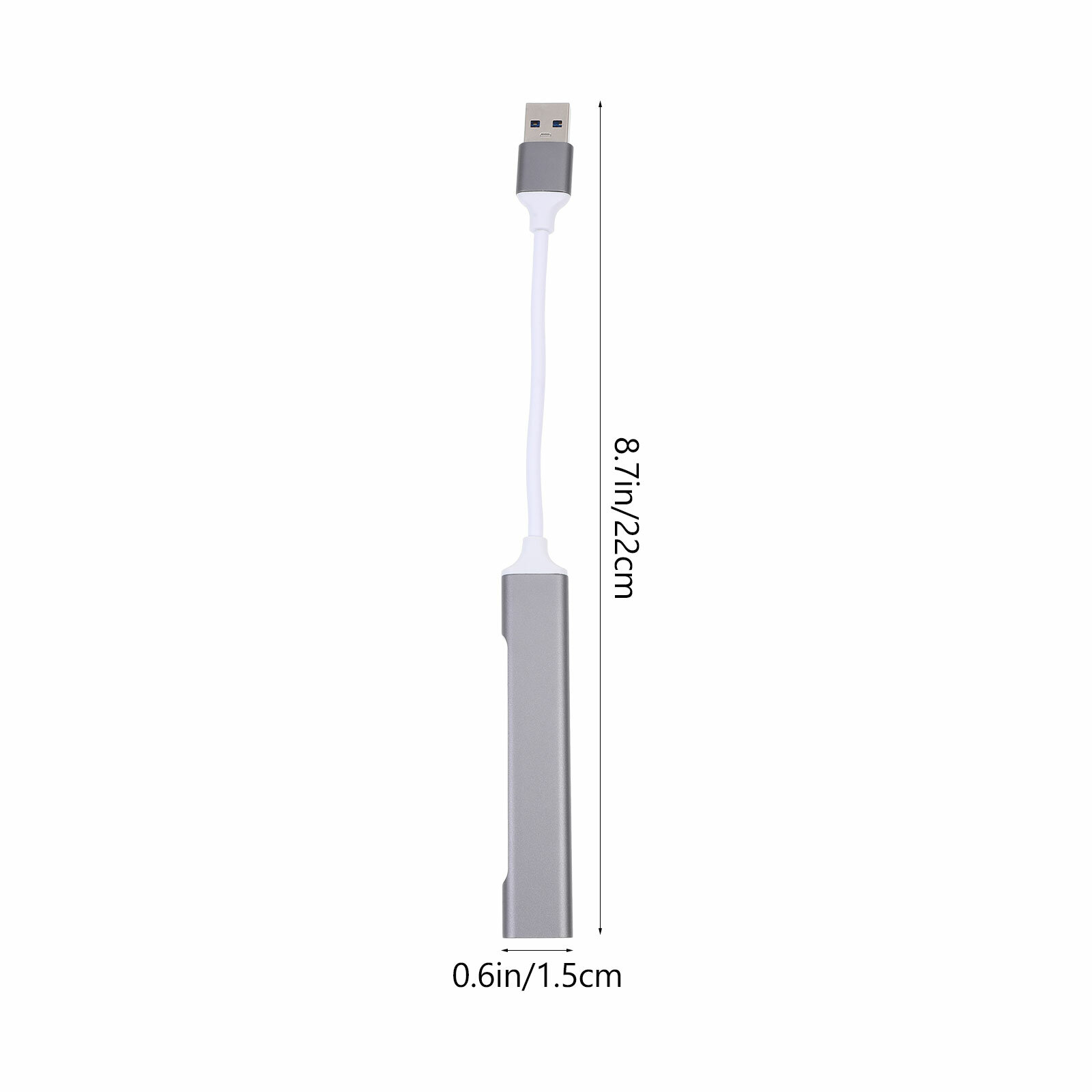 USB Хаб 3.0 Многофункциональный Адаптер С Разъемами Для Клавиатуры Мыши И Дисков 22X1.5Cm