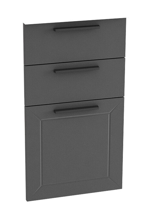 Комплект фасадов Ф-23 МС Глетчер МРН/силк для нижних и верхних шкафов кухонного гарнитура