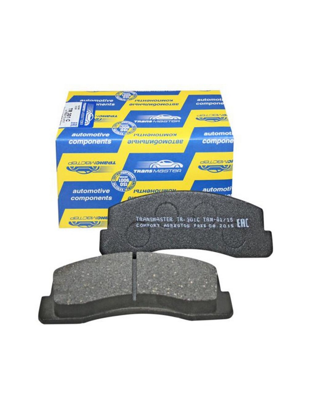 Колодки тормозные дисковые передние для а/м ВАЗ 2121 TRANSMASTER Comfort