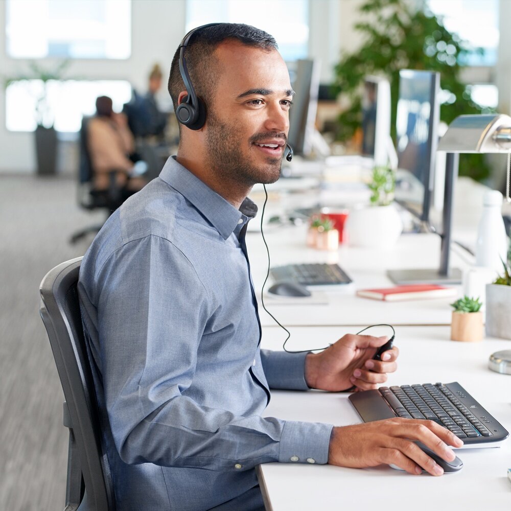 Logitech Stereo Headset 960 USB (981-000100) — фото 1