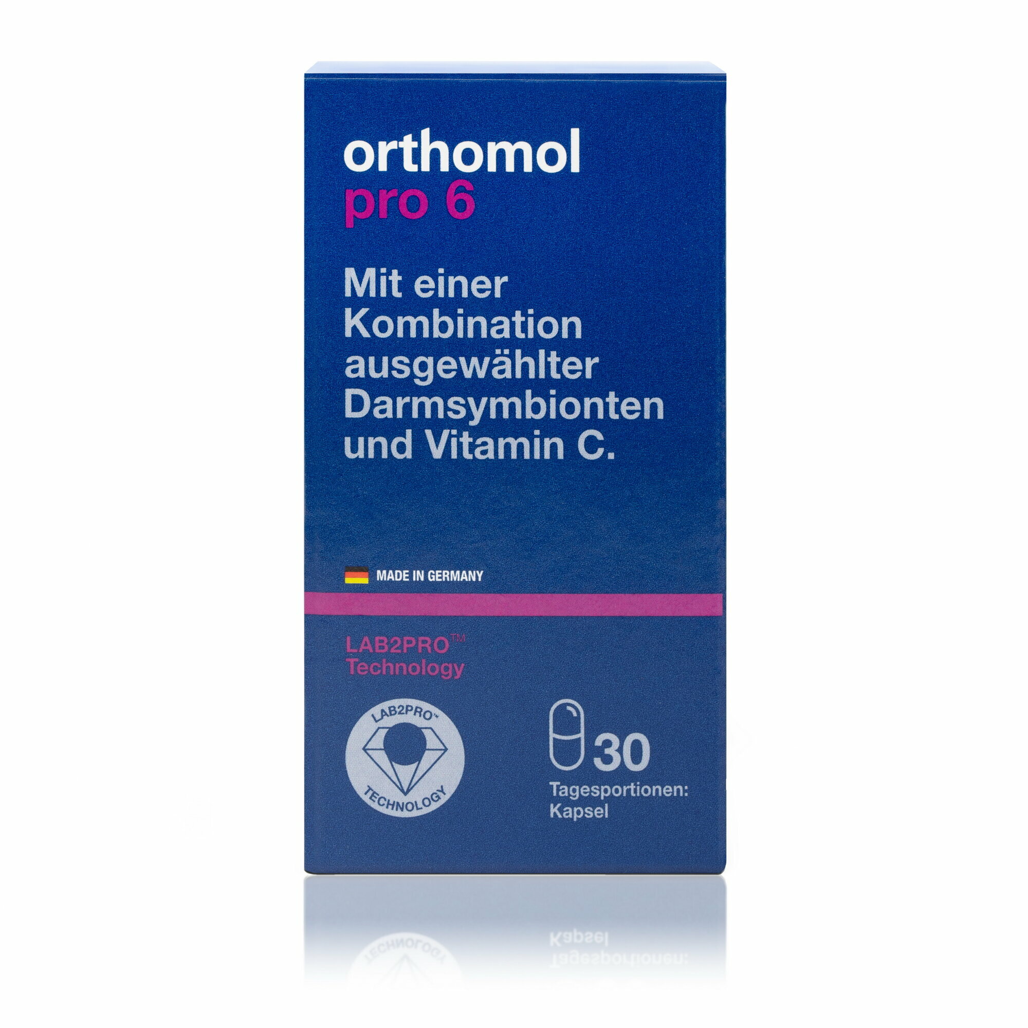 Orthomol Pro 6 (капсулы), курс 30 дней, восстановление микрофлоры кишечника