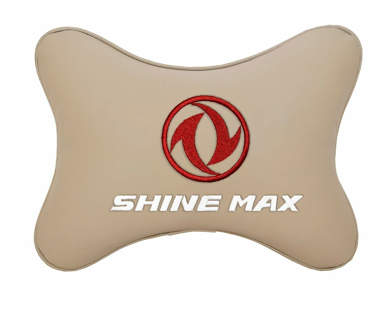 Подушка на подголовник бежевая экокожа DONGFENG Shine Max