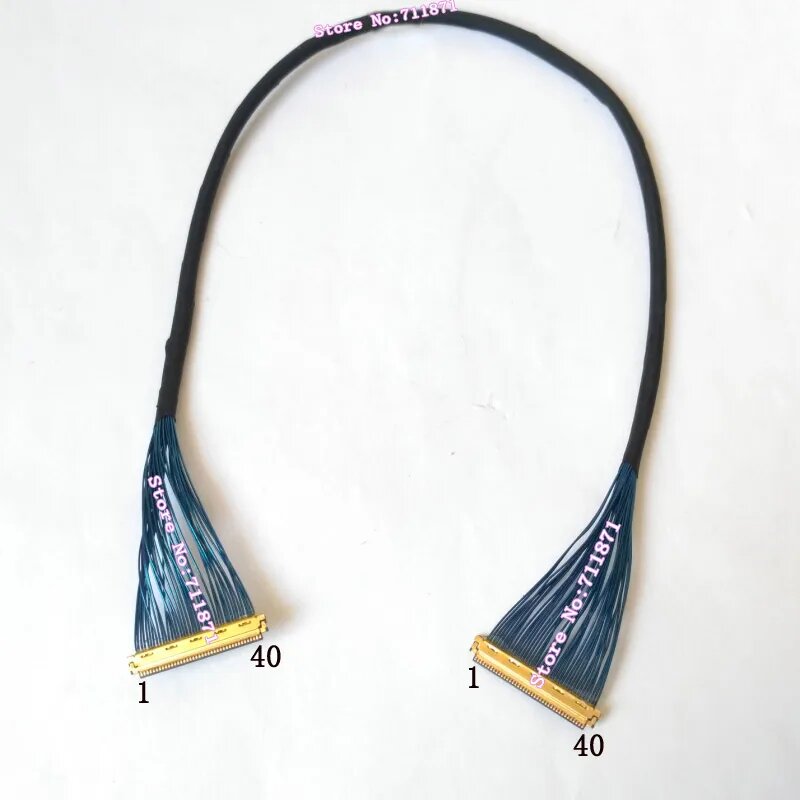 Тип B, шаг 0,5 от 40P до 40 контактов, 20454, кабель для экрана eDP, 40 контактов, 20453, 040T, 4 полосы, кабель для экрана eDP, 40P, 4K, провод EDP