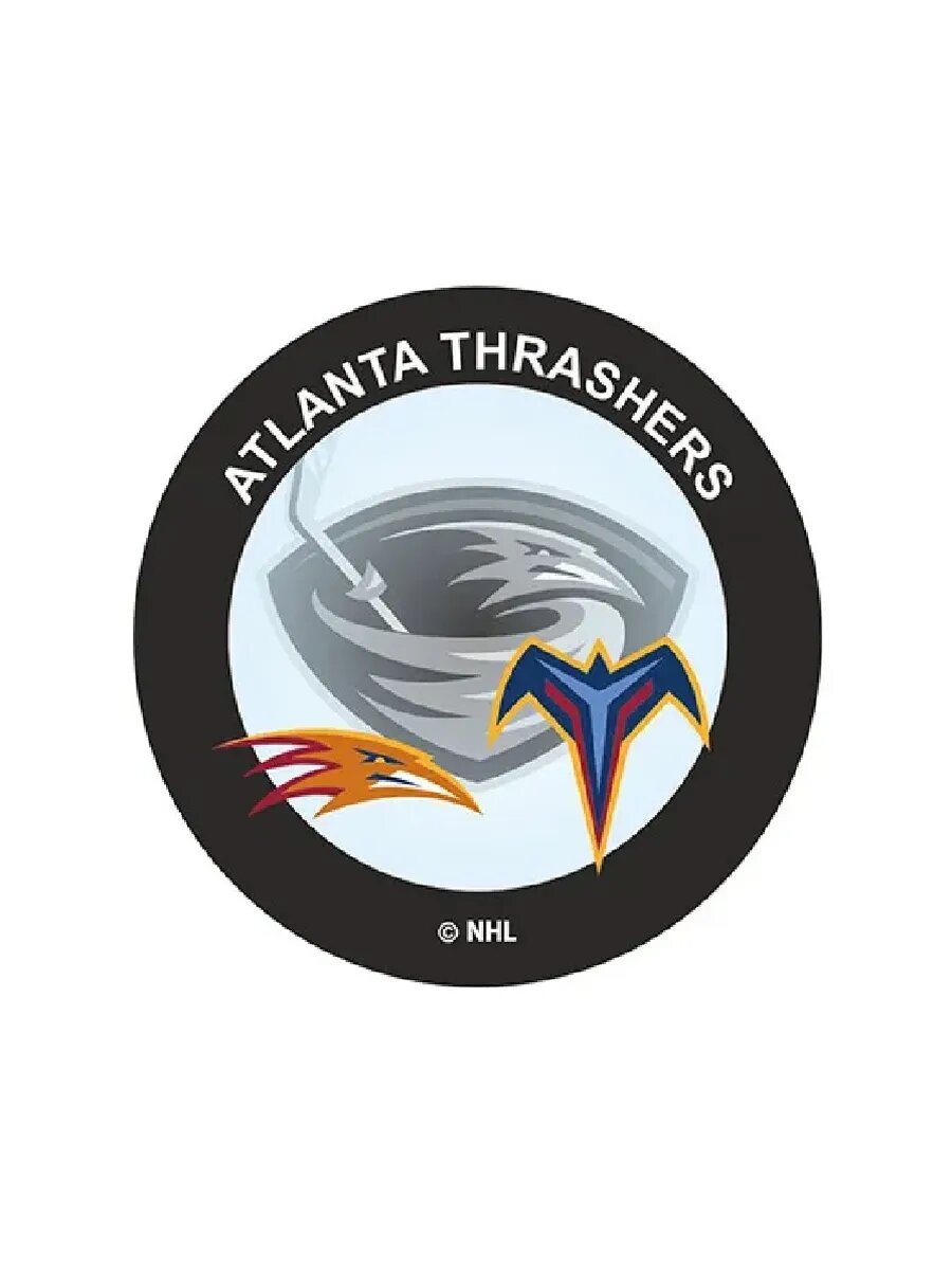 Шайба НХЛ три логотипа Атланта 1-ст.