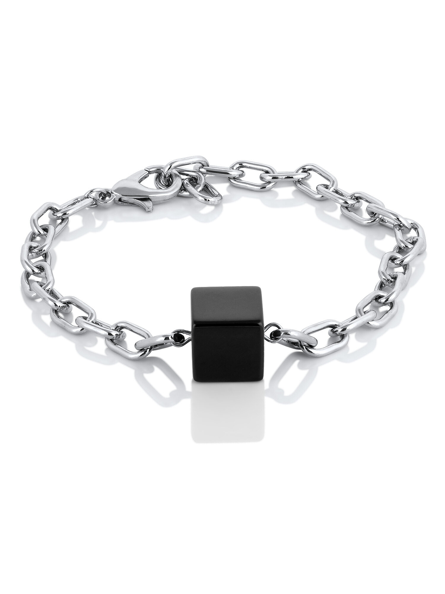 Браслет-цепочка, агат