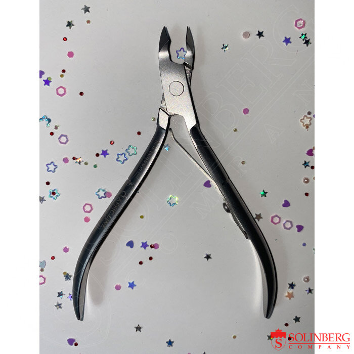 Кусачки маникюрные CN-343 S/ST "Classic Line", матовые, одинарная пружина, лезвия 6мм.