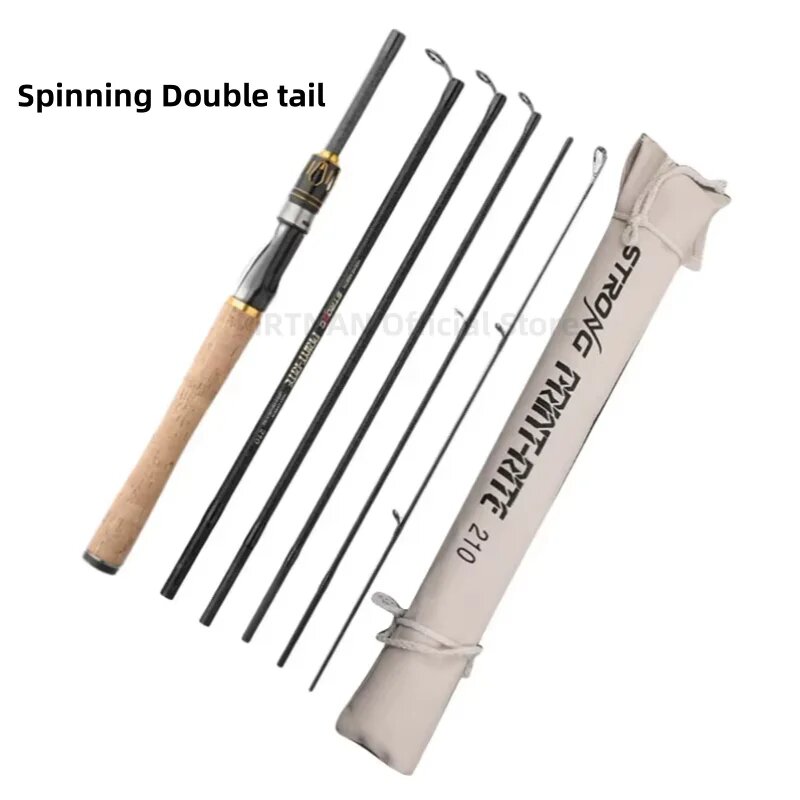Удочка из бамбука для ловли на блесну Spinning, 2,4 м