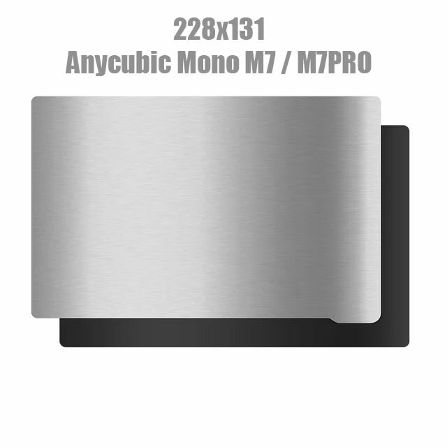 Гибкий стол для фотополимерного принтера 228*131 mm Anycubic Mono M7/M7PRO