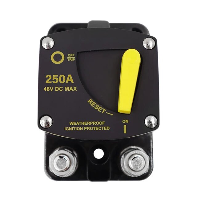 Новый 50A 60A 80A 100A 150A 200A 250A 300A AMP автоматический выключатель сброс предохранителя 250A