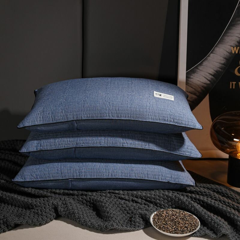 Подушка с начинкой из цельной гречки 50*70.