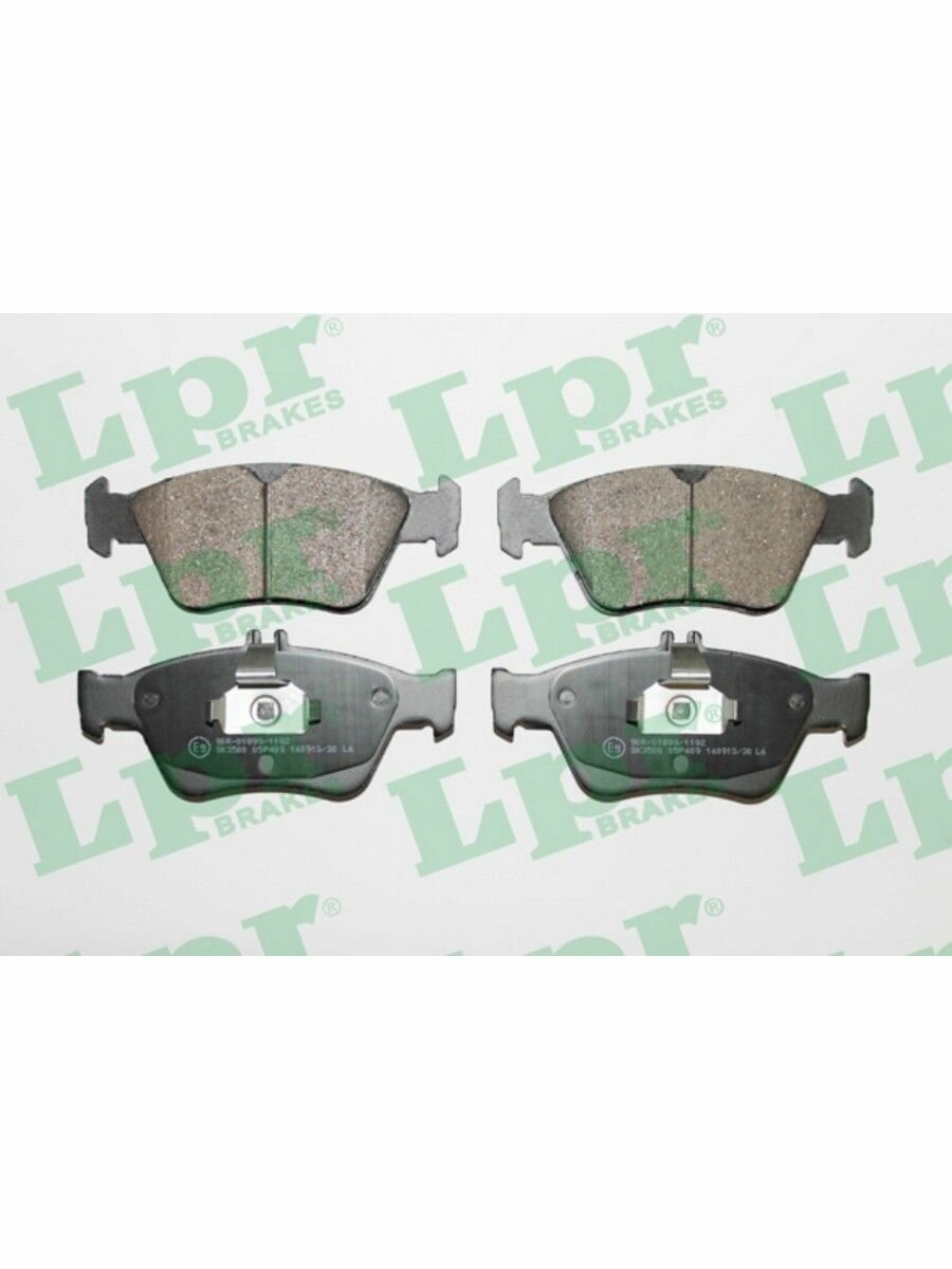 Колодки тормозные дисковые передние для а/м MERCEDES-BENZ C, E-Class, SLK, LPR 05P409