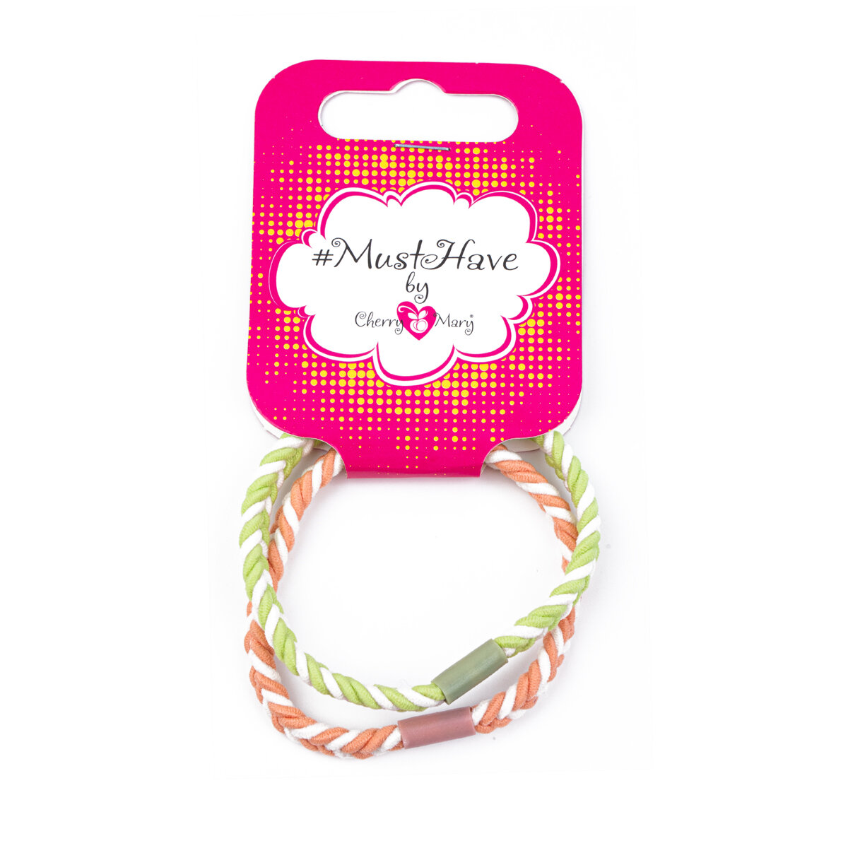 CHERRY MARY Набор резинок для волос 2 шт №01 ассорти, эластичные и мягкие мелкие