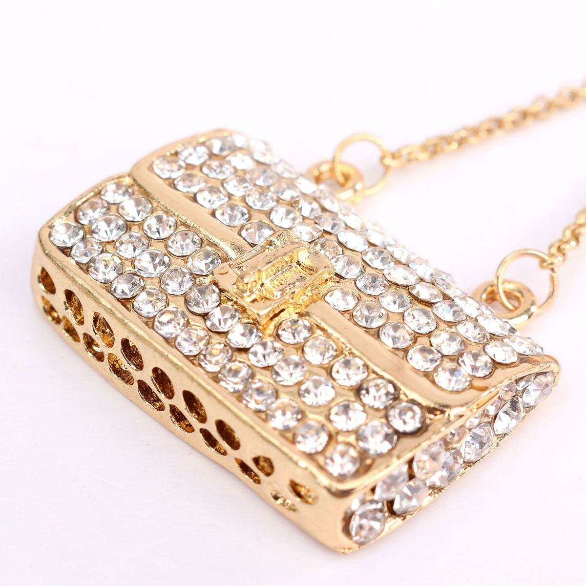 Глобальная коллекция---Кристаллическая сумочка-брелок со стразами, подвеска-подвеска, брелок для ключей, сумка-подарок