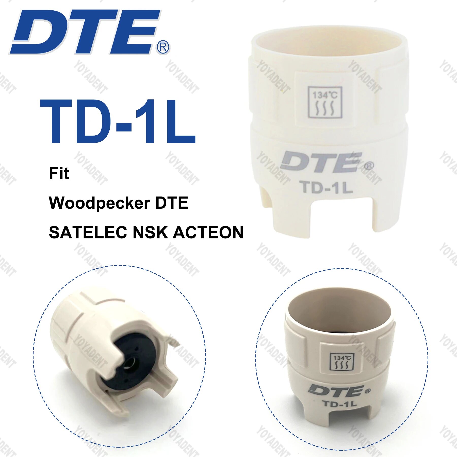 Стоматологический ультразвуковой скалер Woodpecker DTE TD-1L 1PC