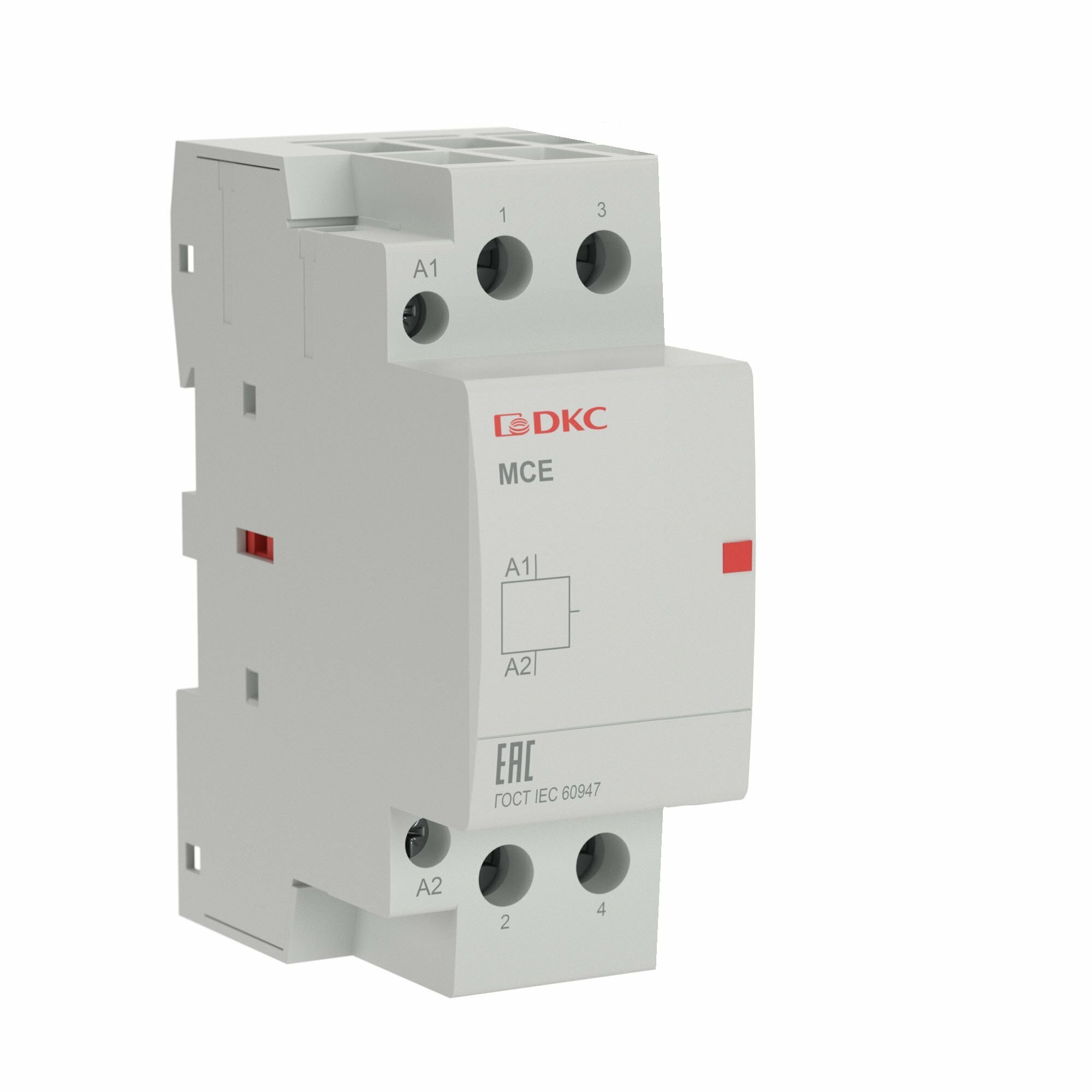 DKC Контактор модульный YON max типа MCE, 2P, 63A, 240В, 2НО, MCE-63-20-A240