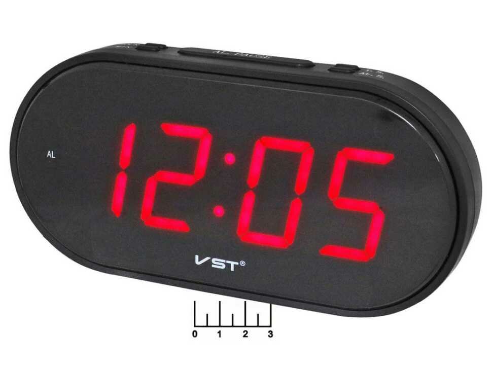 Часы цифровые VST-801-2 красные