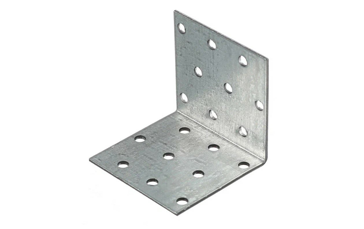 Уголок соединительный оцинкованный 60х60х60х2 мм, угол наклона 90