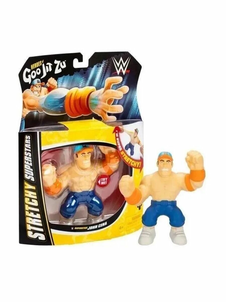 Фигурка GooJitZu "Герои WWE Stretchy John Cena", тянущаяся, пластик, 13см