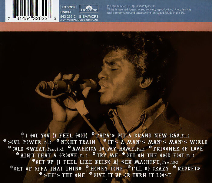 James Brown - Universal Masters (1 CD) — фото 1