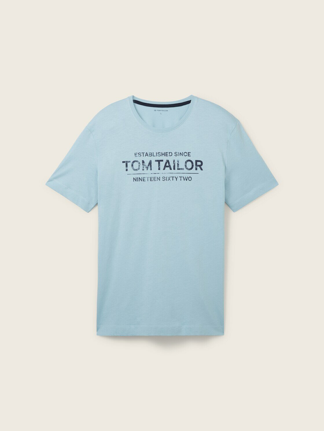 Футболка Tom Tailor, размер XXXL, голубой/синий — фото 1