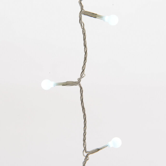 Светодиодная гирлянда Cherry Design 13.5 м, 180 холодных белых LED ламп, прозрачный ПВХ, пульт управления, контроллер, IP44, Kaemingk, 495271