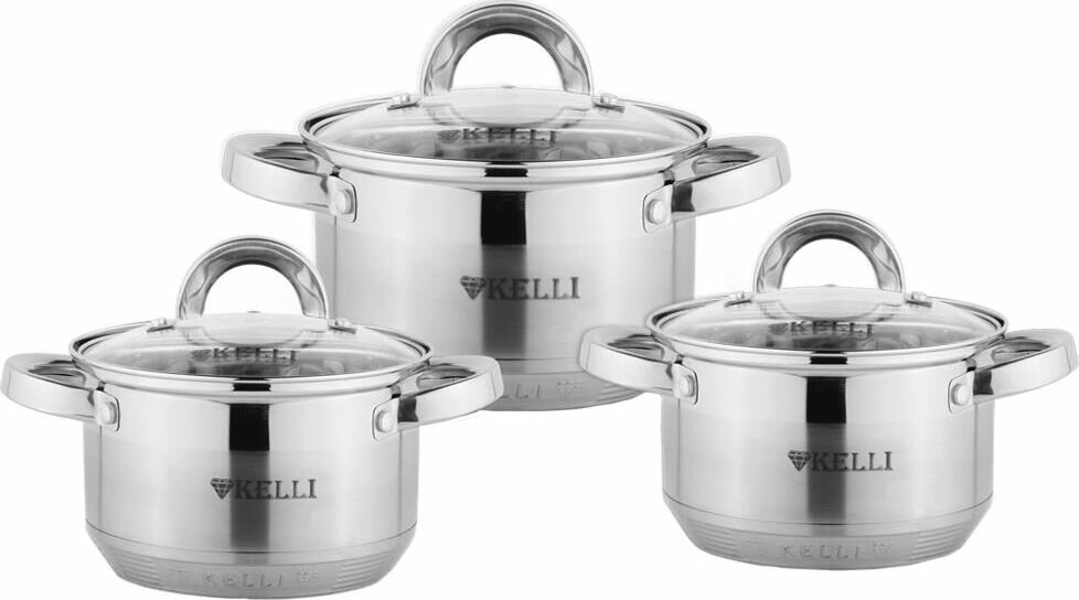 Набор кастрюль KL-4246 6 предметов