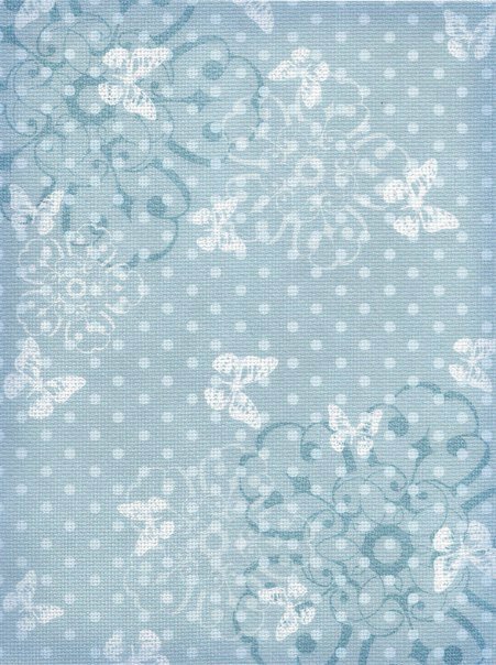 М. П. Студия Дизайнерская канва Бабочка на голубом КД-016