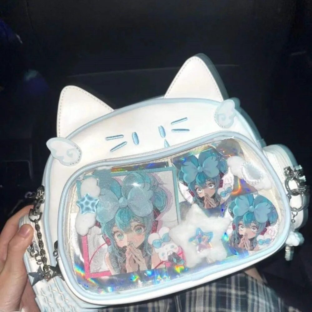 Сумка кошачья прозрачная Kawaii B
